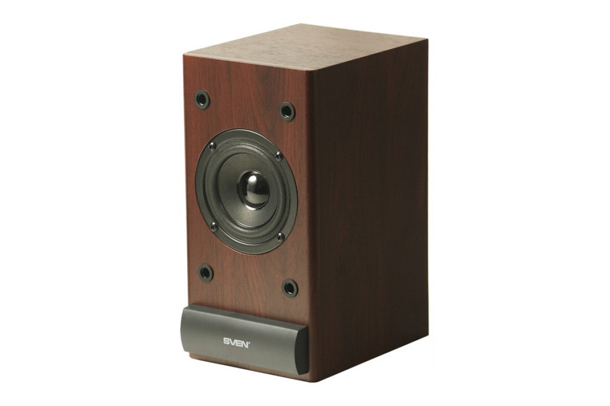 Колонки 2.0 SVEN SPS-609 темный дуб купить в магазине SVEN Shop