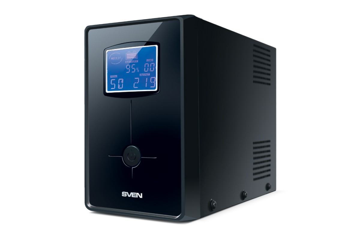 ИБП UPS SVEN Pro+ 650 (LCD, USB) купить в магазине SVEN Shop